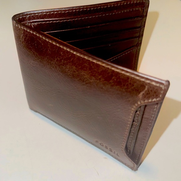 Bags | Fossil Wallet With Insert | Poshmark